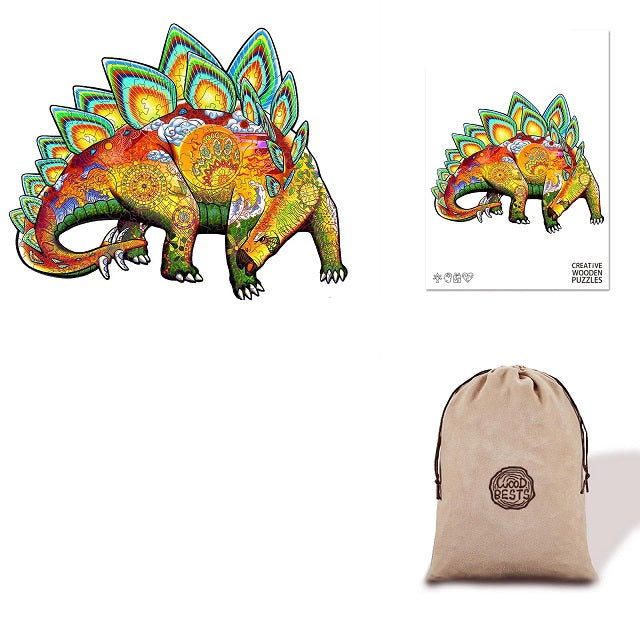 Stegosaurus - Wooden Jigsaw Puzzle