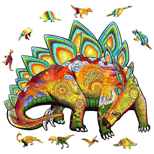 Stegosaurus - Wooden Jigsaw Puzzle