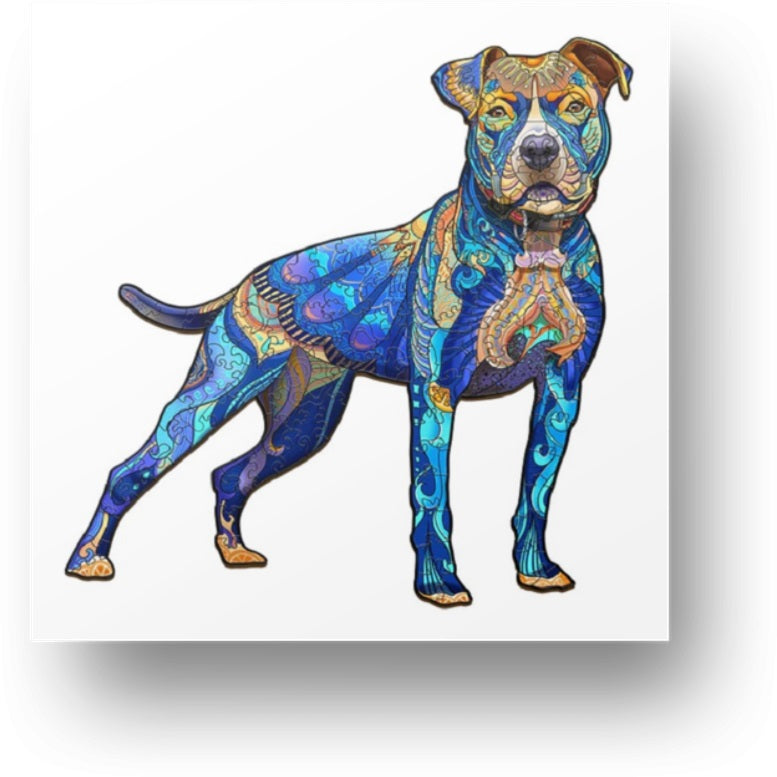Pitbull - Wooden Jigsaw Puzzle