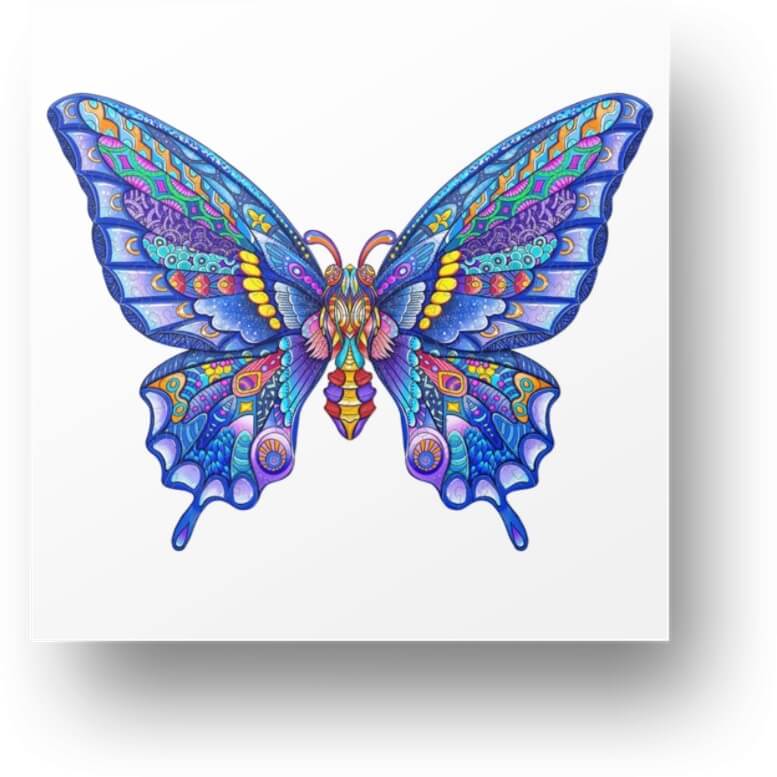 Magnificent Butterfly - Animal Wooden Jigsaw Puzzle
