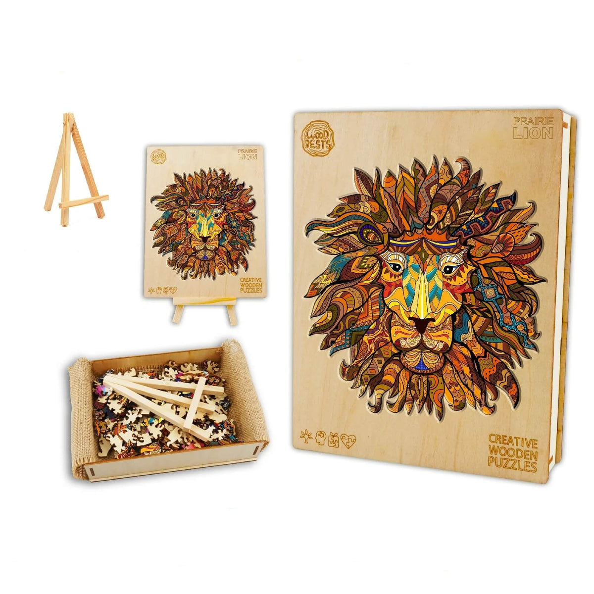 Mighty Lion - Animal Wooden Jigsaw Puzzle