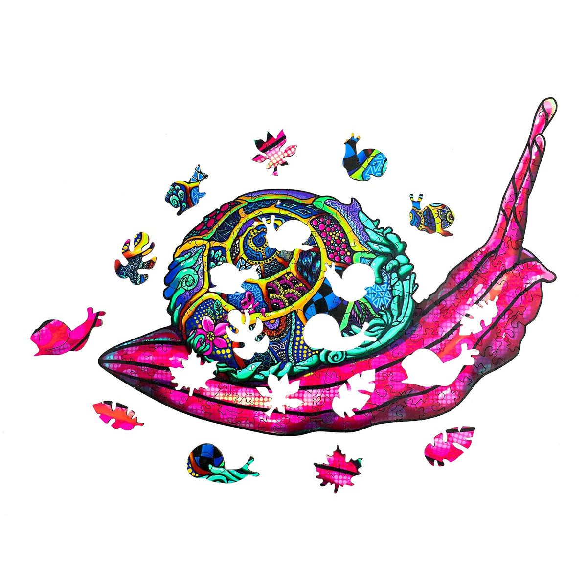 Pinky Snail - Wooden Jigsaw Puzzle